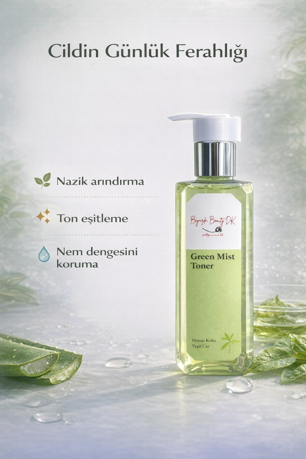 Green Mist Toner -Matcha Tonik-150 ml - 600.00 TL