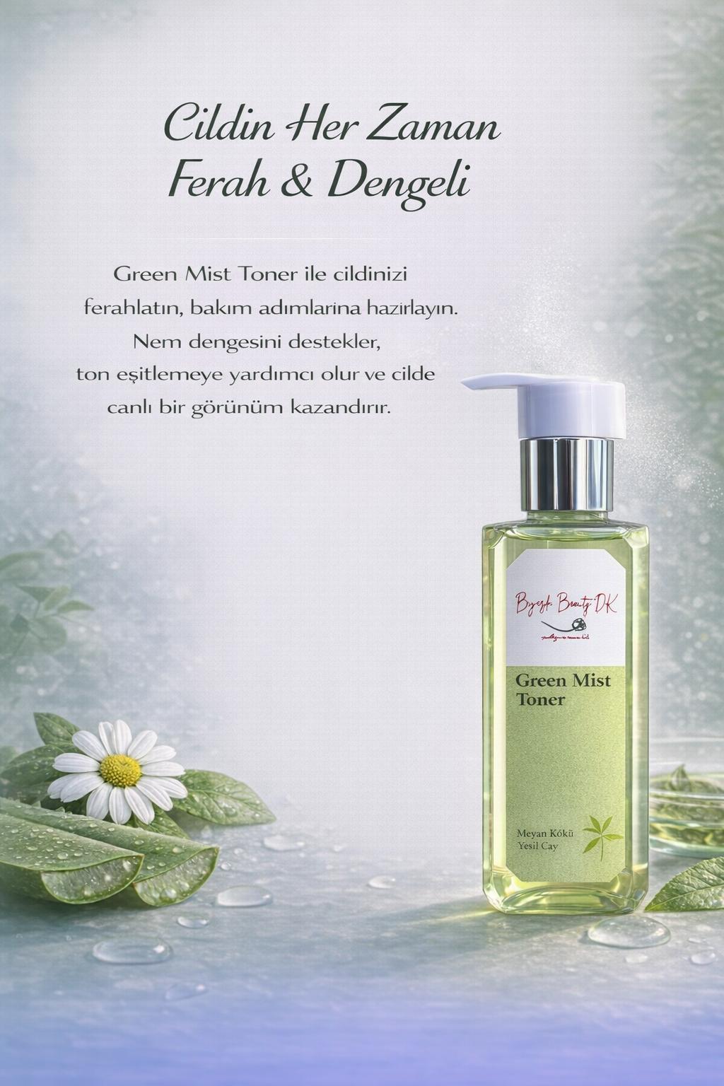 Green Mist Toner -Matcha Tonik-150 ml - 600.00 TL